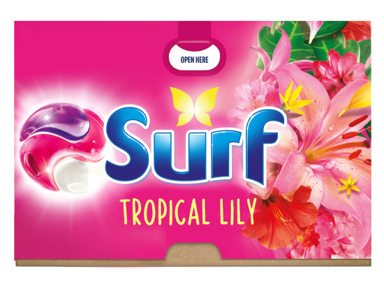 Surf Tropical Lily Detergent Capsules | Surf